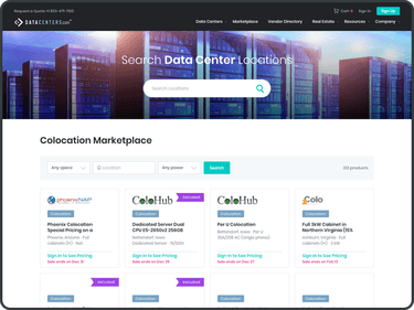 Recent work - Datacenters.com | Shakacode